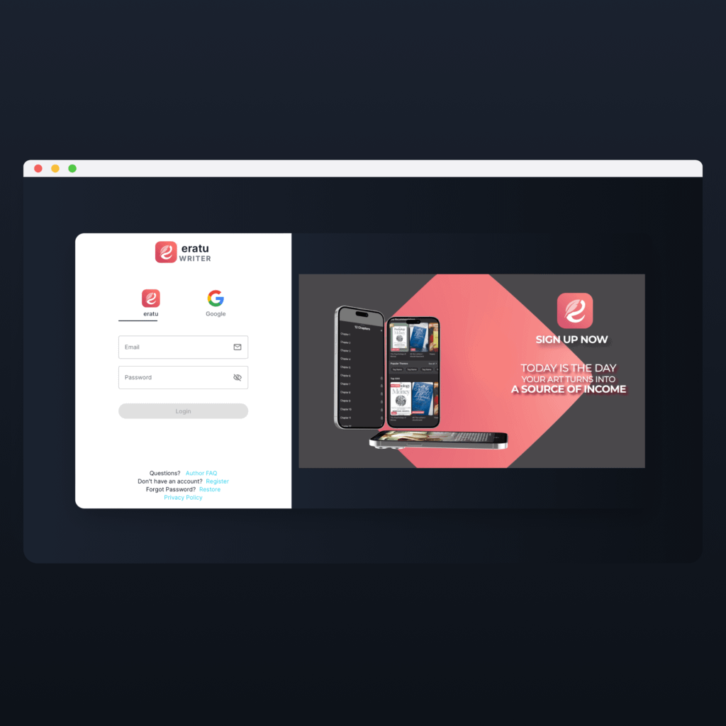Eratu | Mobile App - Hydralab